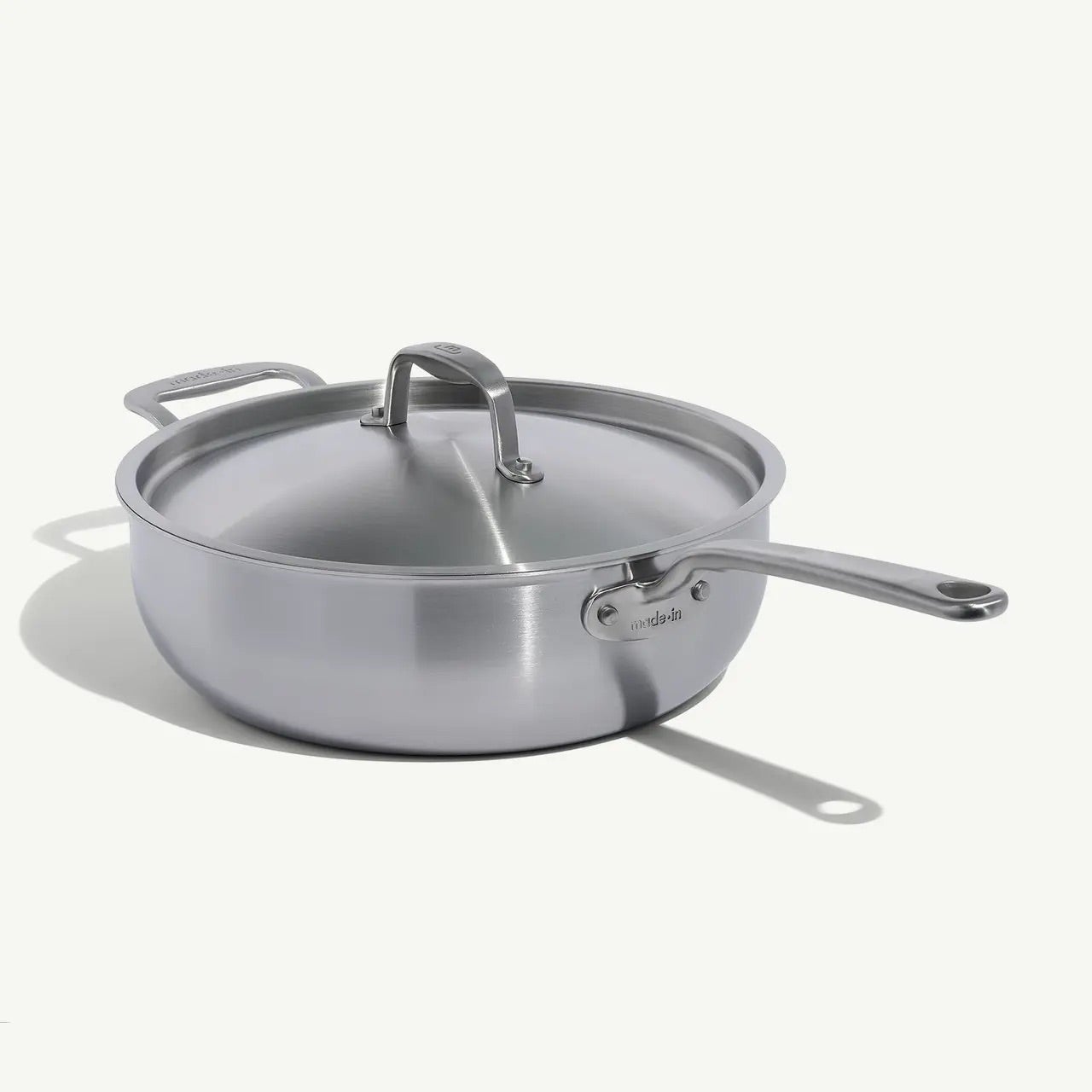 MADE IN Stainless Clad Saucier 5 QT | Lifetime Kitchen