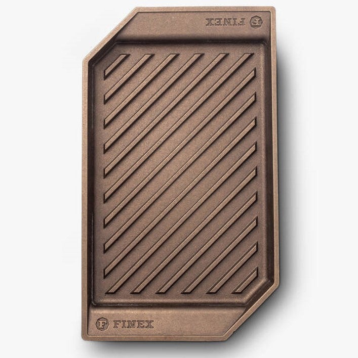 FINEX 15" Cast Iron Lean Grill Pan | Lifetime Kitchen
