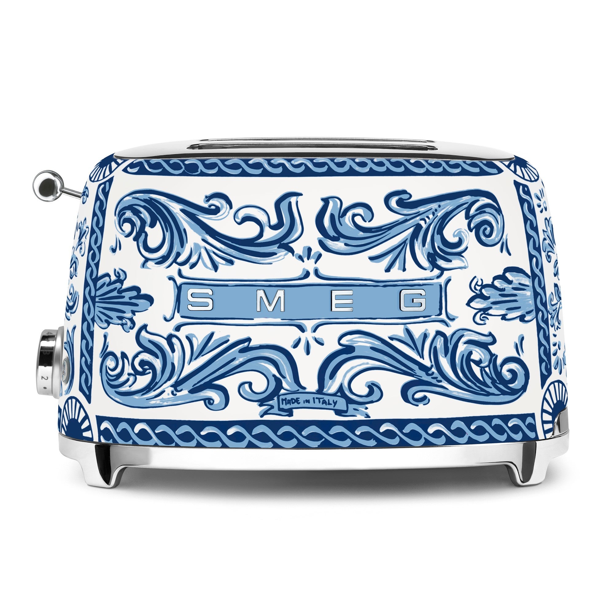 SMEG 2 Slice Toaster, Dolce & Gabbana - Blu Mediterraneo SMEG 2 Slice Toaster, Dolce & Gabbana - Blu Mediterraneo