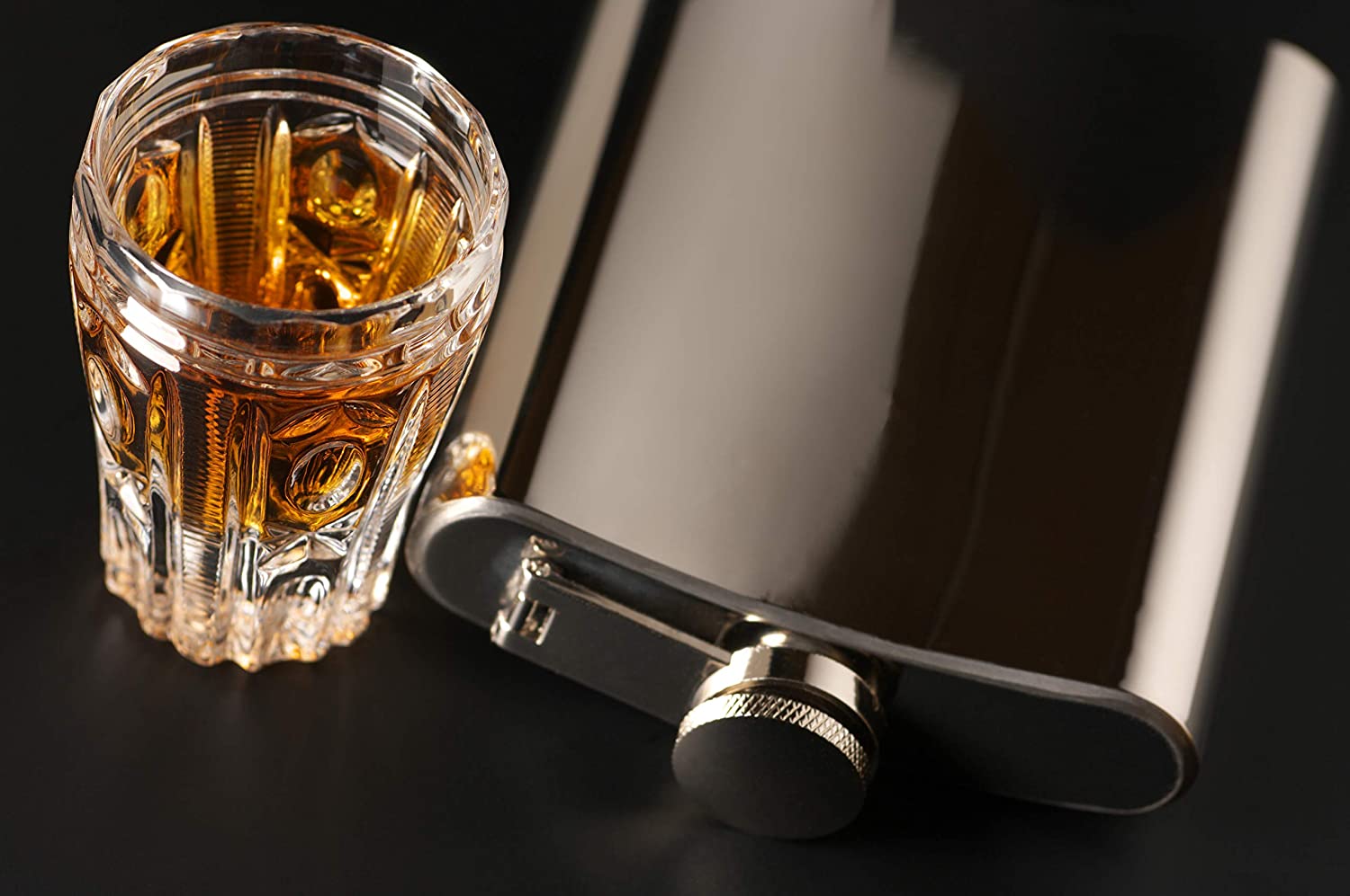 HIC Bar Hip Flask - 8oz | Lifetime Kitchen